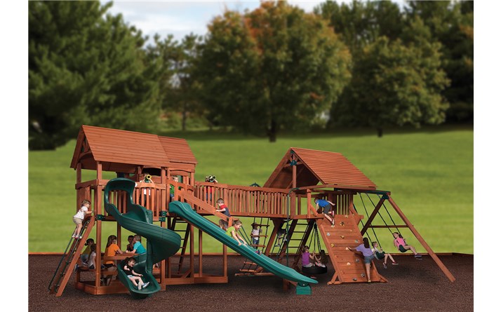 Wooden Swing Sets - Backyard Adventures